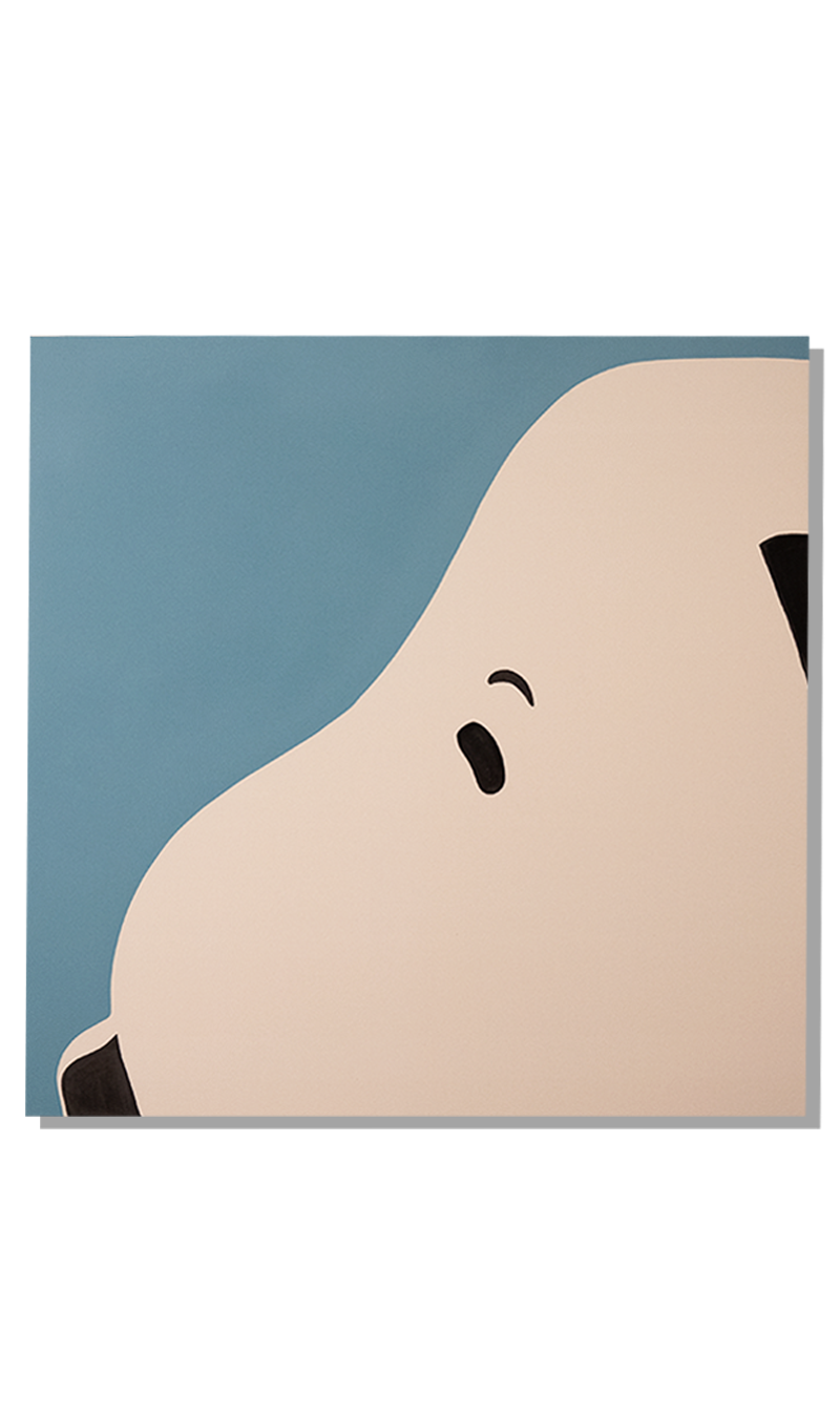 Snoopy is Blue - Original Painting on Mega Canvas – pure evil gallery