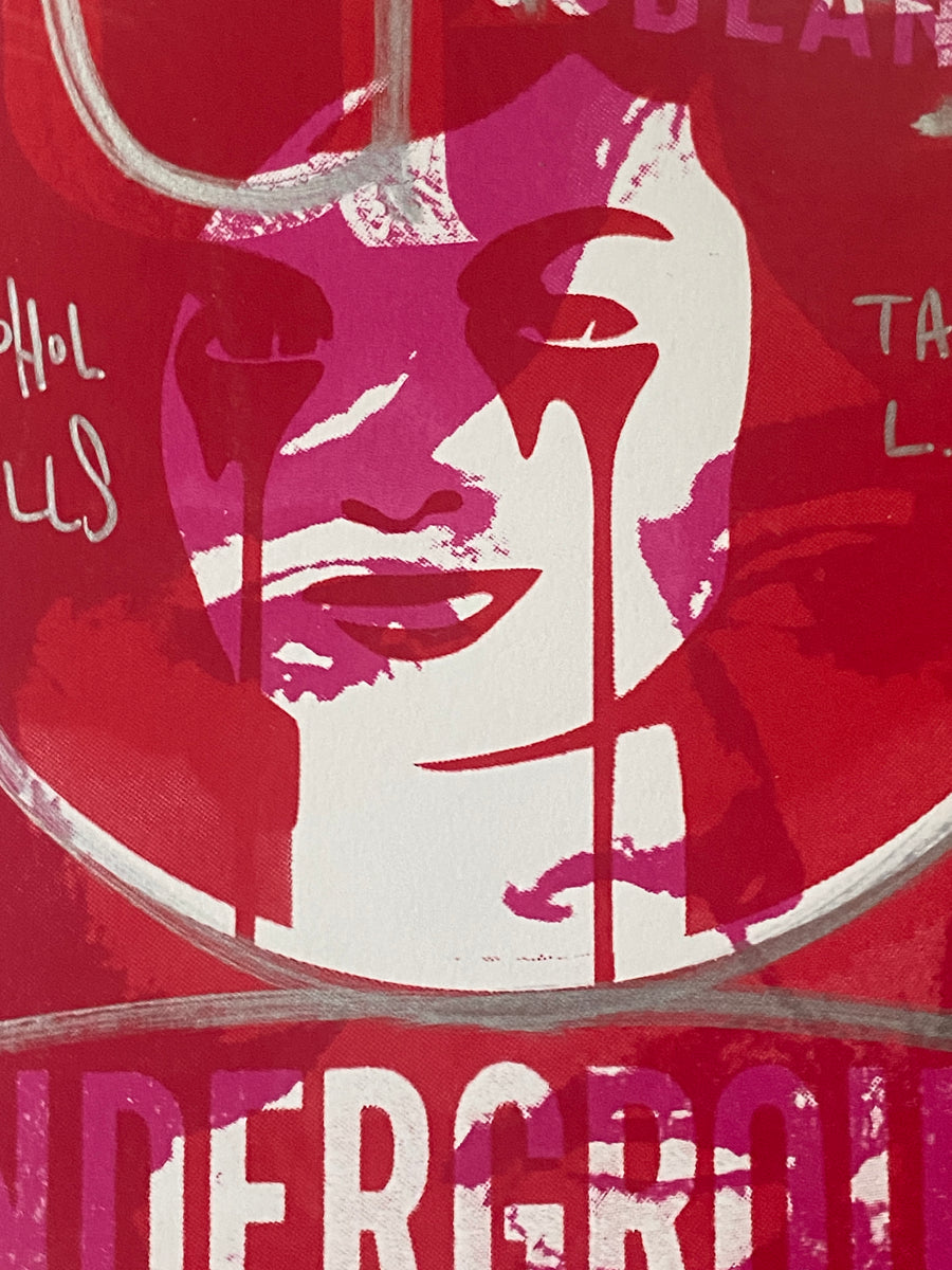 Handfinished medium print - Alcohol kills, take LSD – pure evil gallery