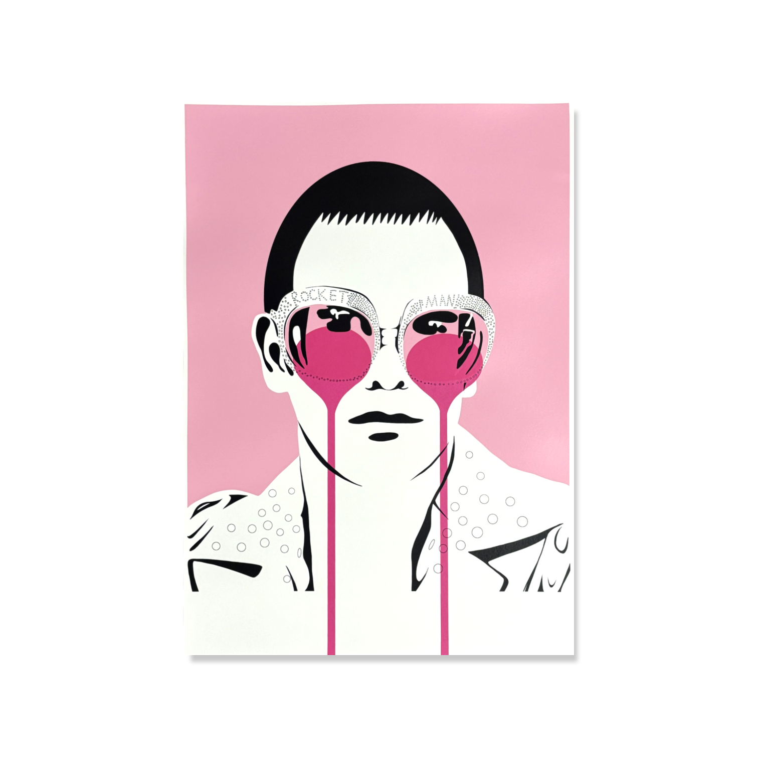 Pure Evil - Elton John "Rocket Man" - Screen-print – pure evil gallery